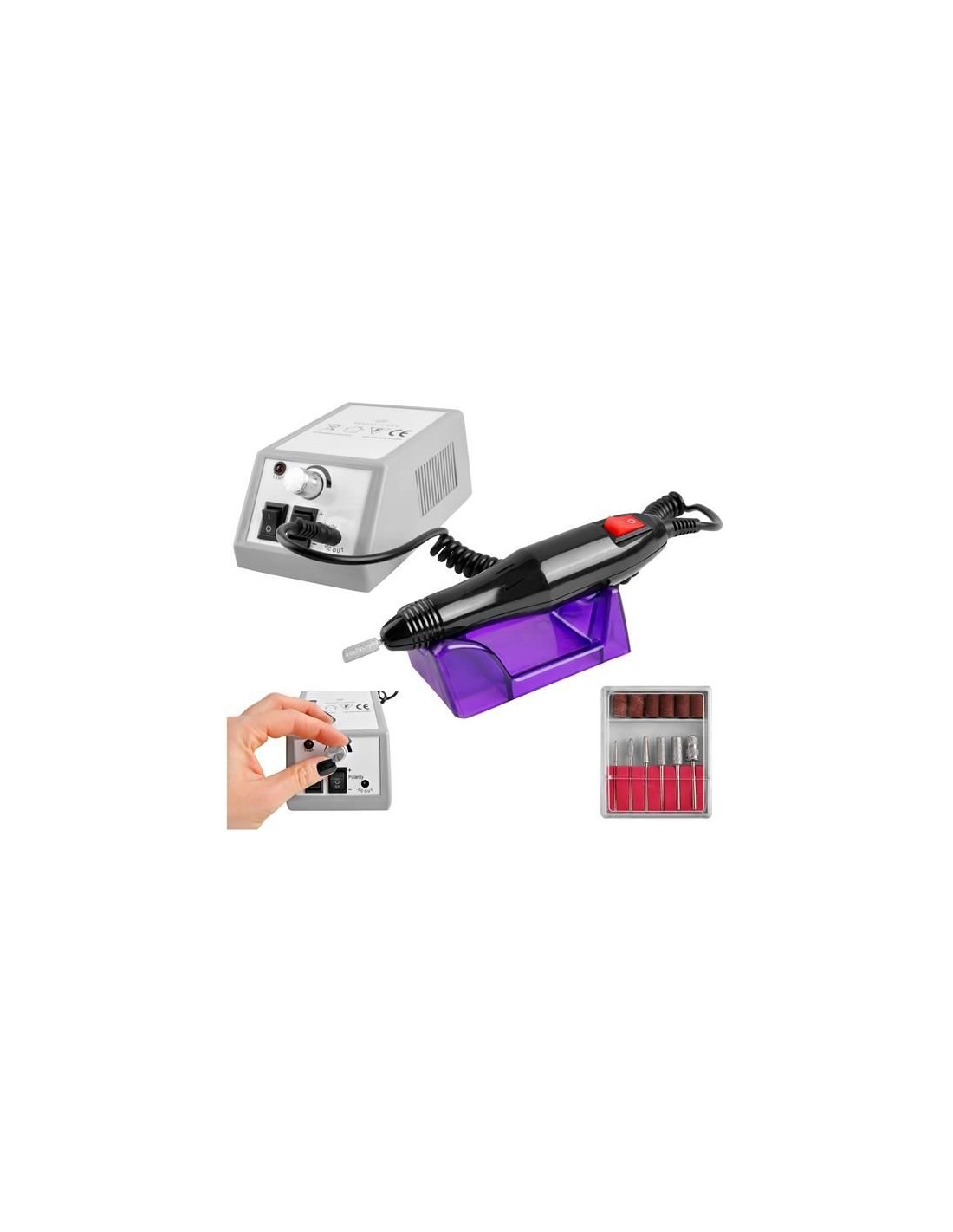 BROCA UNHAS DE GEL 20000 RPM BRANCO | BROCAS PARA UNHAS